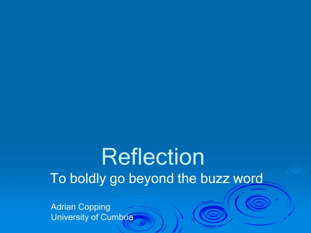 PPT - Reflection PowerPoint Presentation, free download - ID:408702