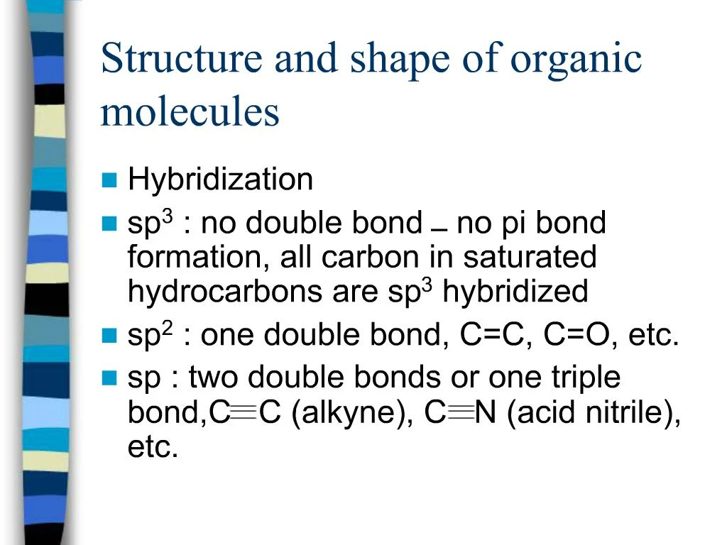 PPT - Structure and shape of organic molecules PowerPoint Presentation ...