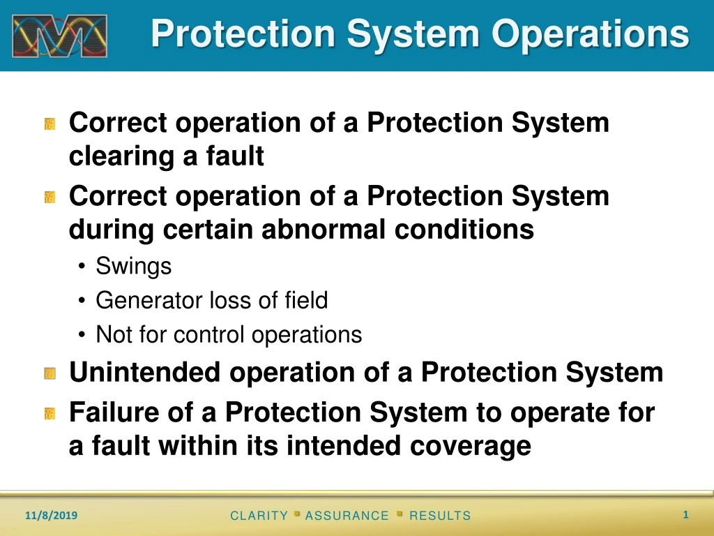 PPT - Protection System Operations PowerPoint Presentation, free ...