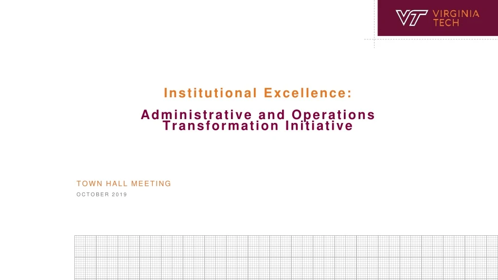 PPT - Institutional Excellence: Administrative and Operations ...