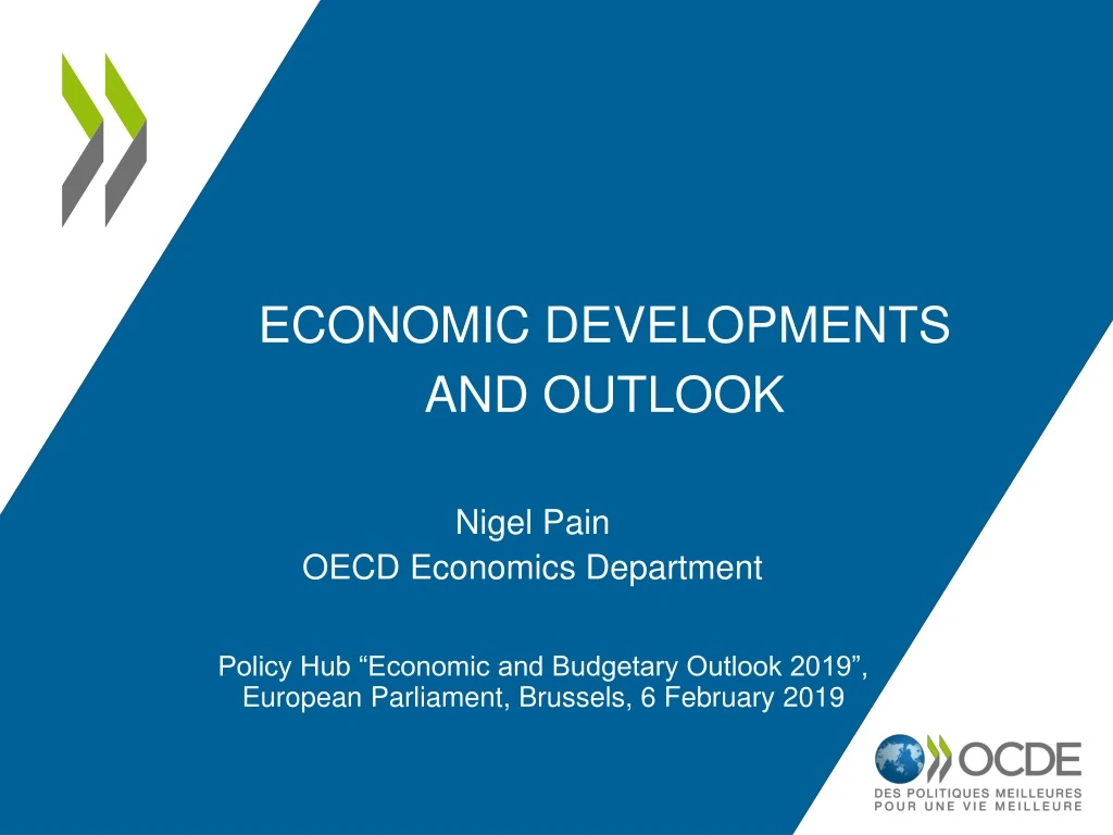 PPT - economic developments and outlook PowerPoint Presentation, free ...