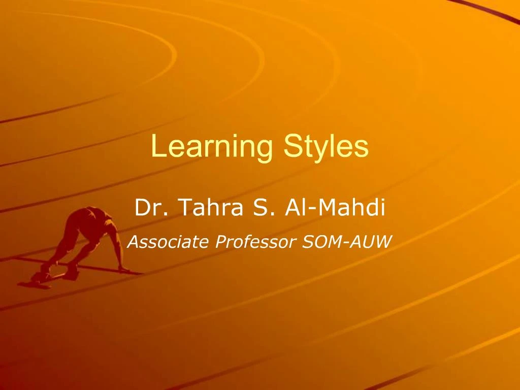 PPT - Learning Styles PowerPoint Presentation, free download - ID:417678