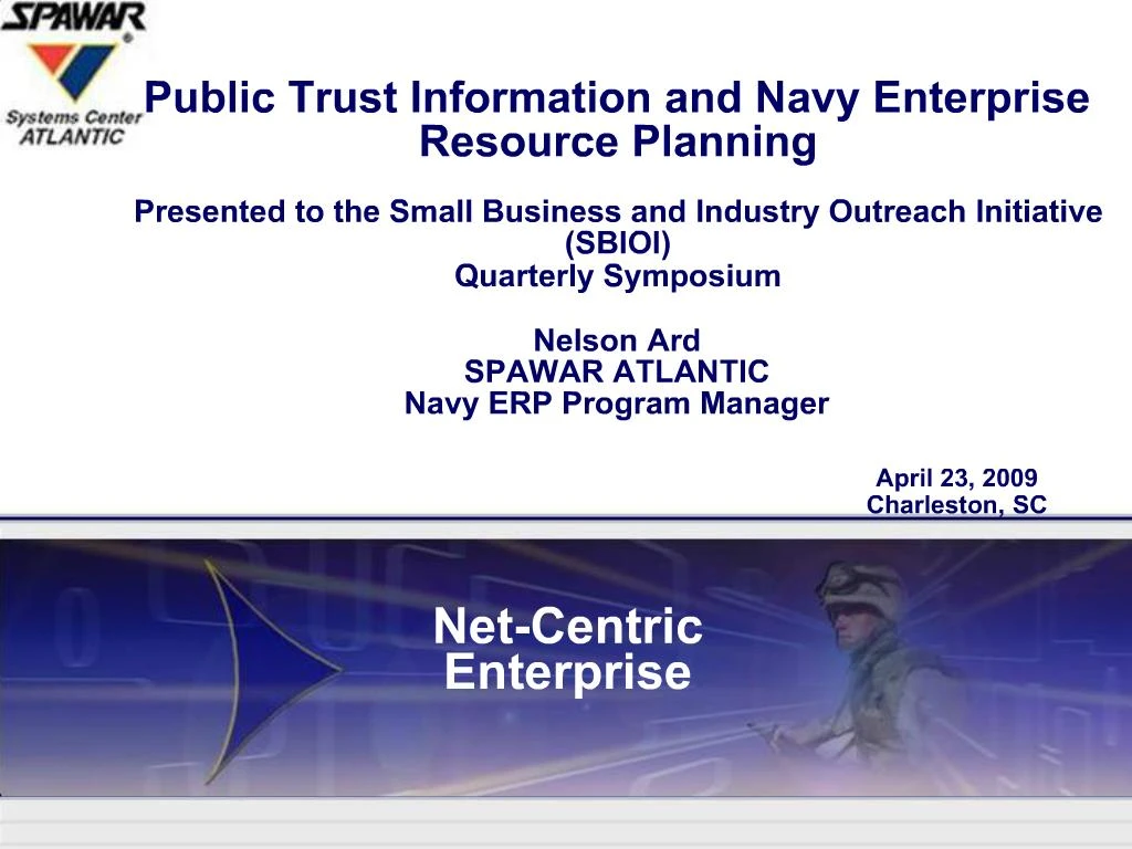 PPT - Public Trust Information and Navy Enterprise Resource Planning ...