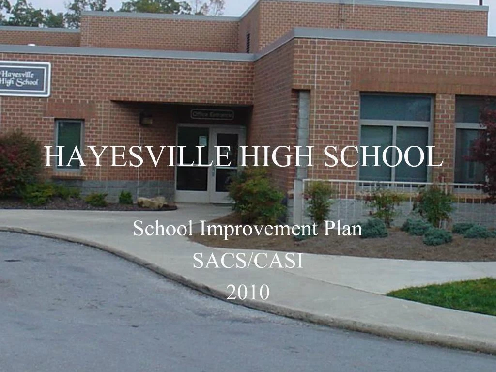 PPT - HAYESVILLE HIGH SCHOOL PowerPoint Presentation, free download ...