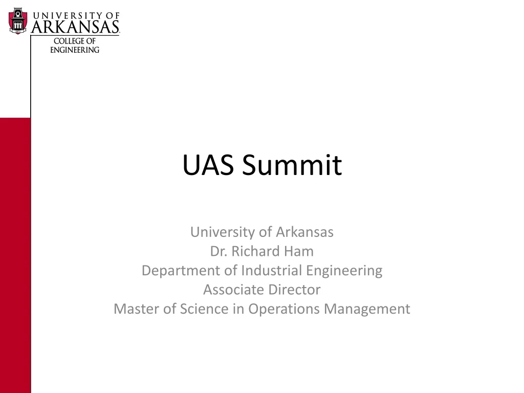 PPT - UAS Summit PowerPoint Presentation, free download - ID:423110