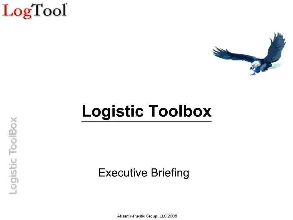PPT - Logistic Toolbox PowerPoint Presentation, free download - ID:424120