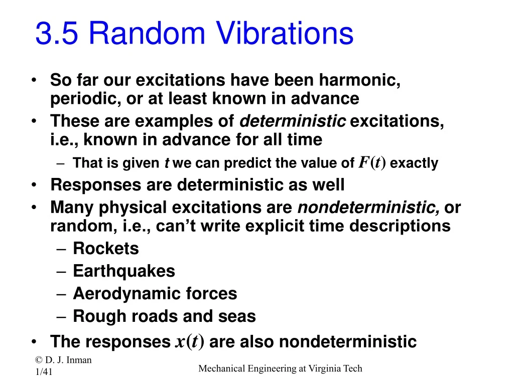 PPT - 3.5 Random Vibrations PowerPoint Presentation, free download - ID ...