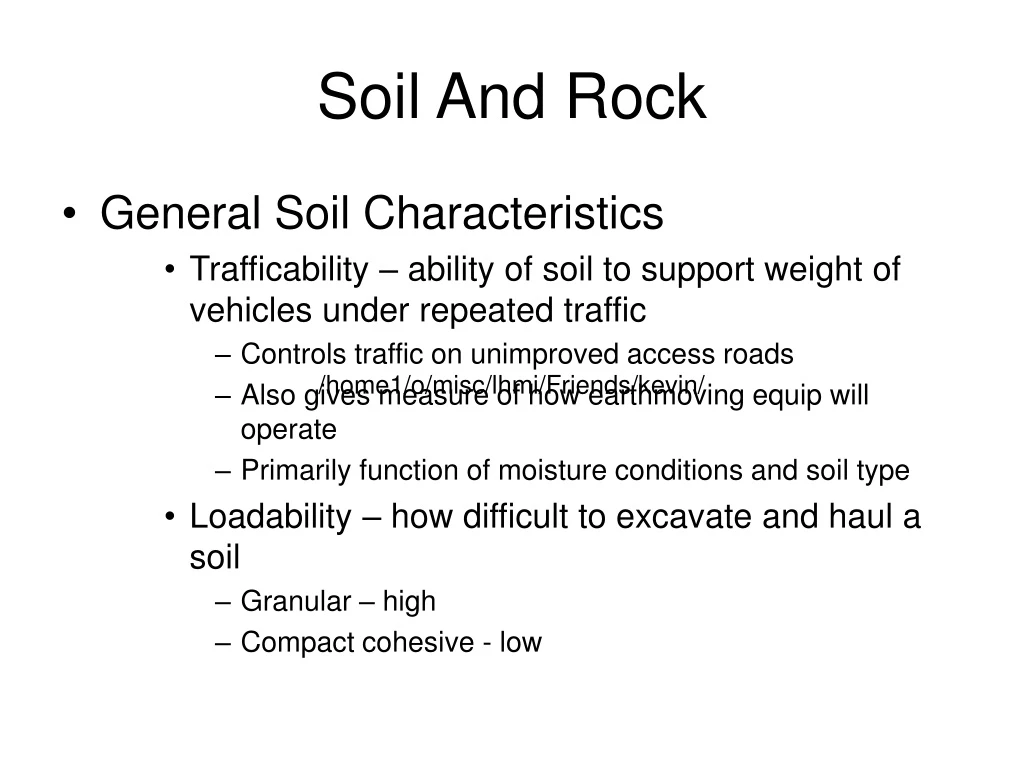 PPT - Soil And Rock PowerPoint Presentation, free download - ID:425905