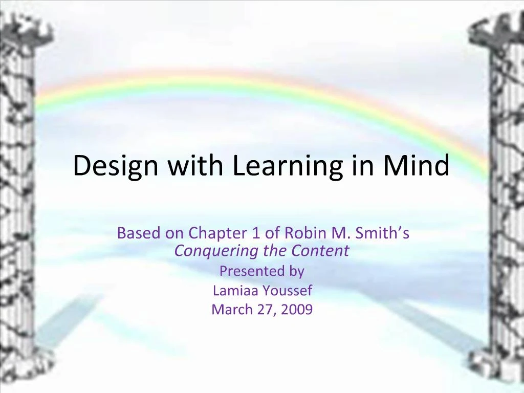 PPT - Design with Learning in Mind PowerPoint Presentation, free ...