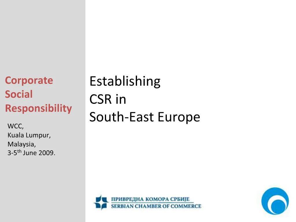 PPT - Corporate Social Responsibility PowerPoint Presentation, free ...