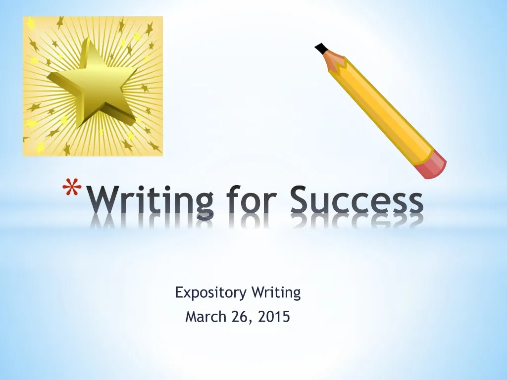 PPT - Writing for Success PowerPoint Presentation, free download - ID ...