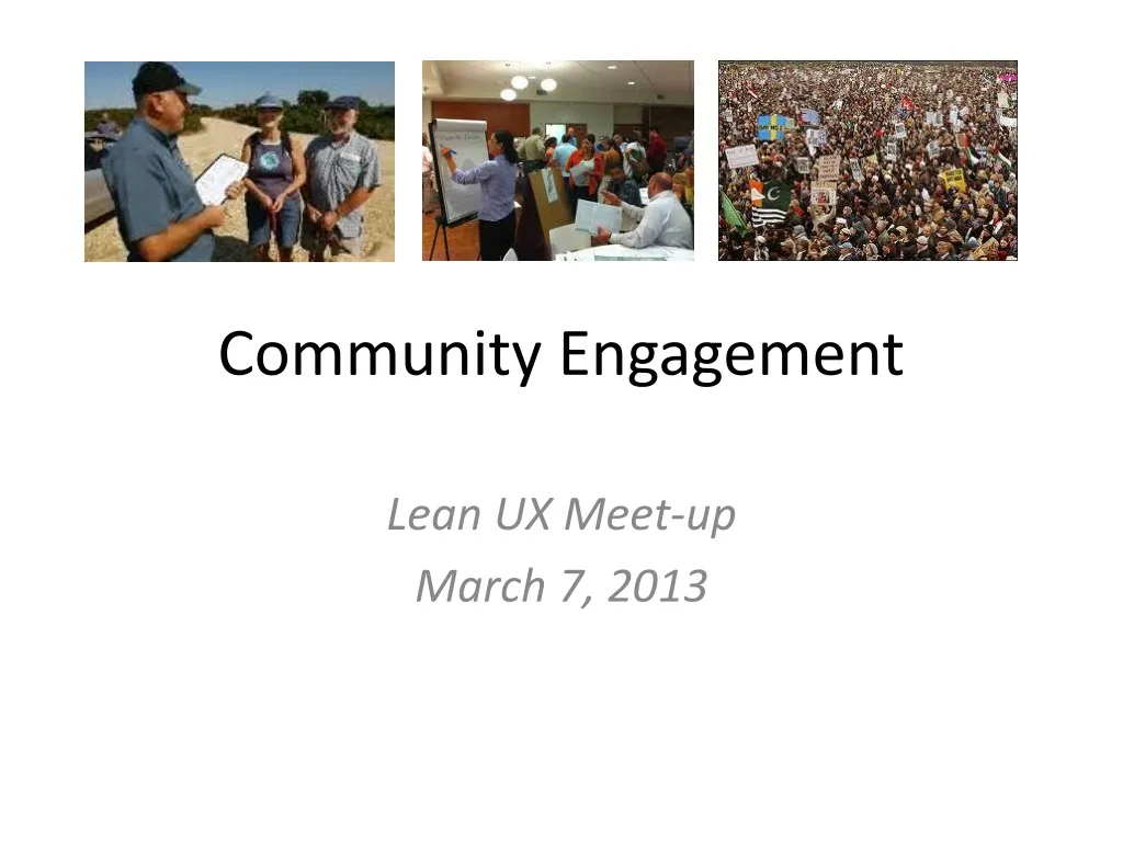 PPT - Community Engagement PowerPoint Presentation, free download - ID ...
