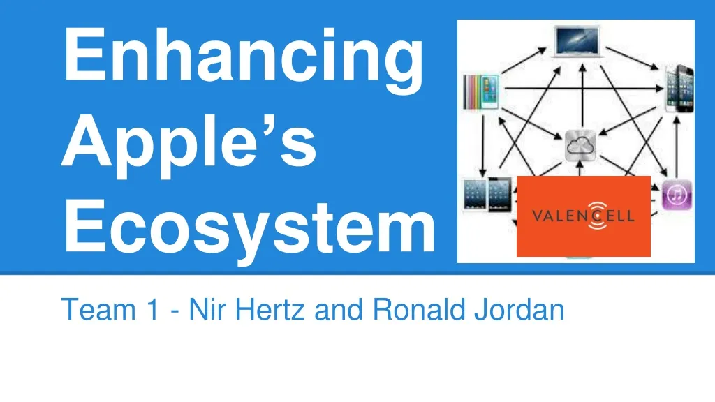 PPT - Enhancing Apple’s Ecosystem PowerPoint Presentation, free ...