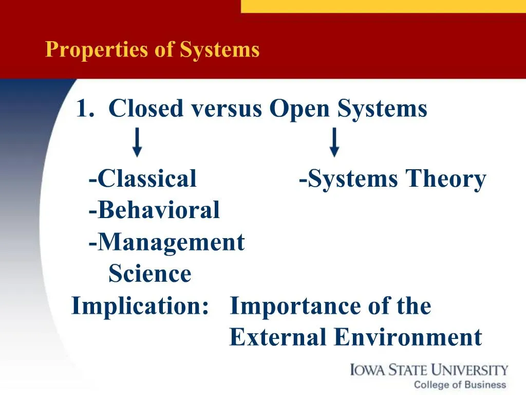 PPT - 1. Closed versus Open Systems PowerPoint Presentation, free ...