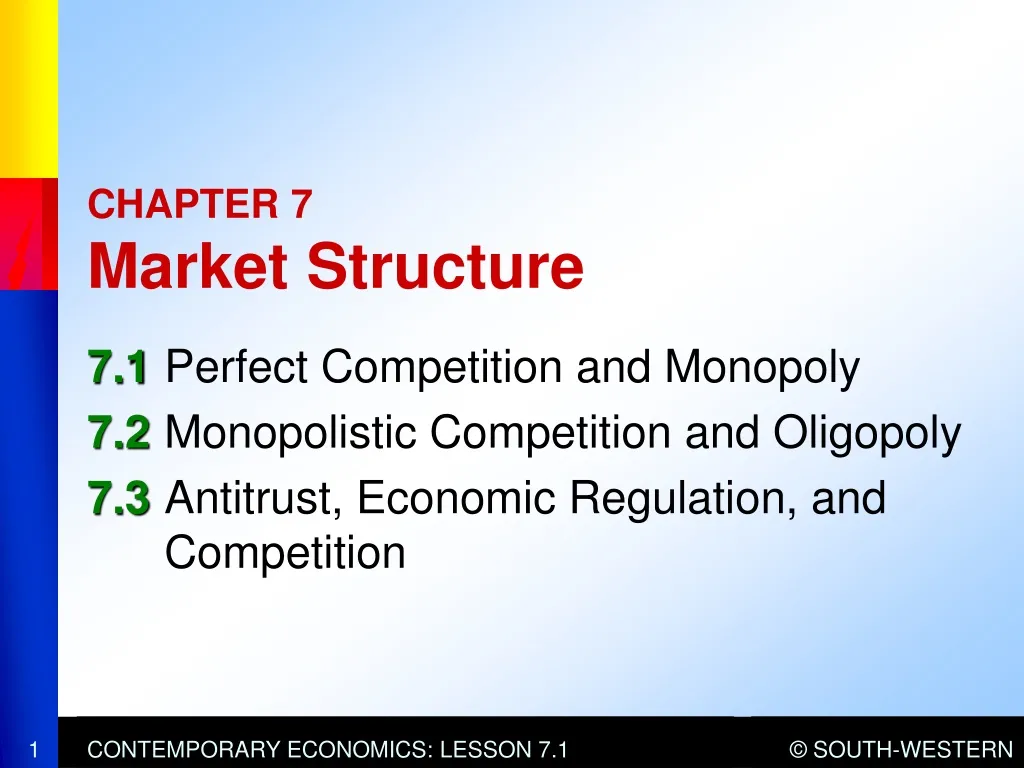 PPT - CHAPTER 7 Market Structure PowerPoint Presentation, free download - ID:450308