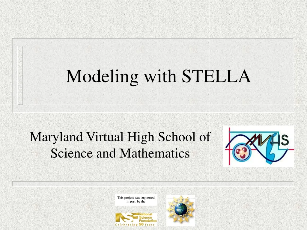 PPT - Modeling with STELLA PowerPoint Presentation, free download - ID ...