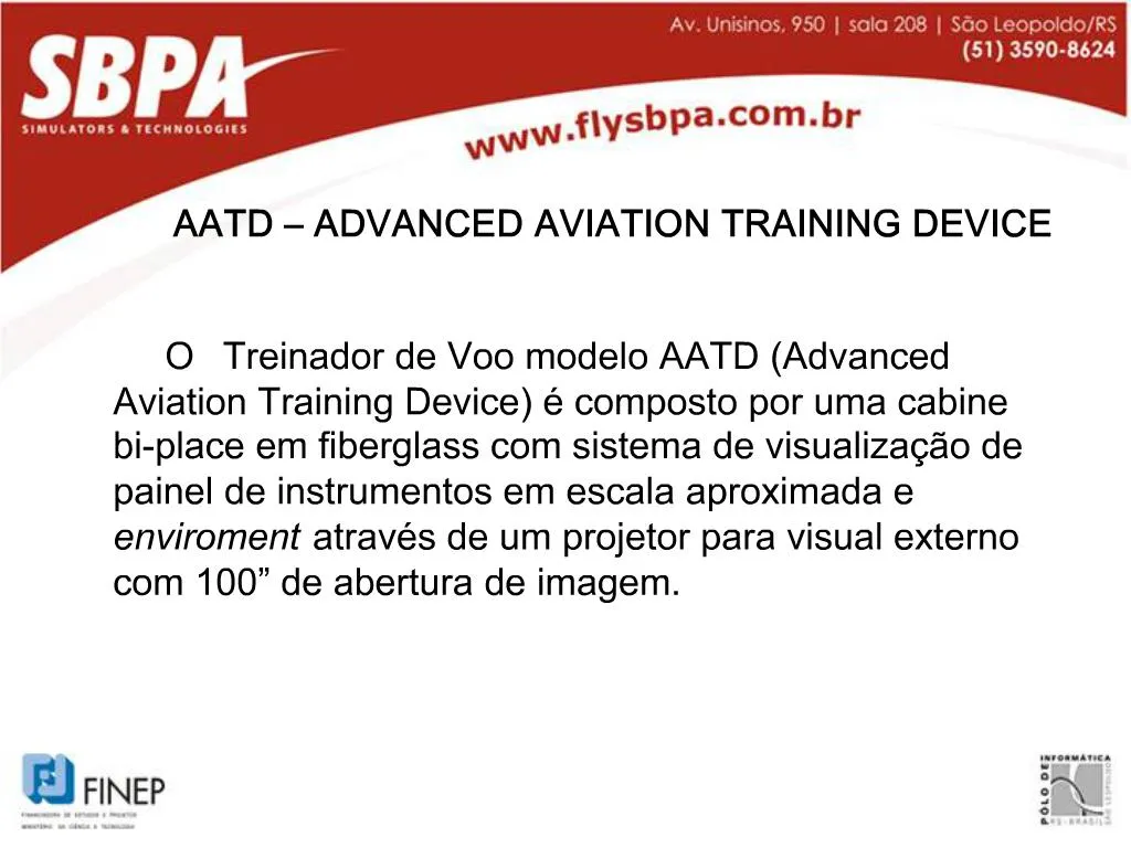 PPT - AATD ADVANCED AVIATION TRAINING DEVICE PowerPoint Presentation ...