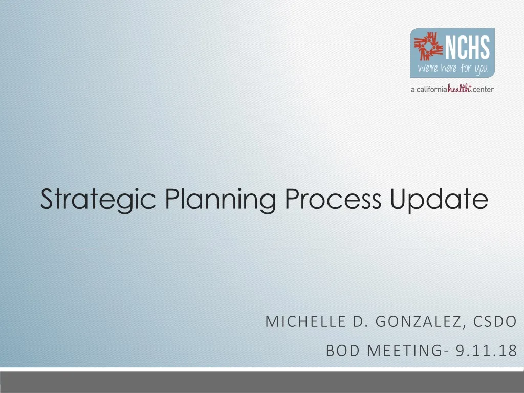 PPT - Strategic Planning Process Update PowerPoint Presentation, free ...