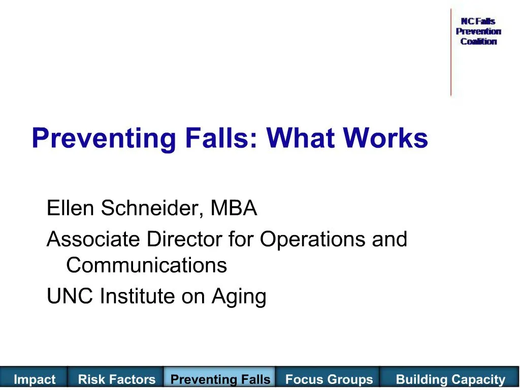PPT - Preventing Falls: What Works PowerPoint Presentation, free ...