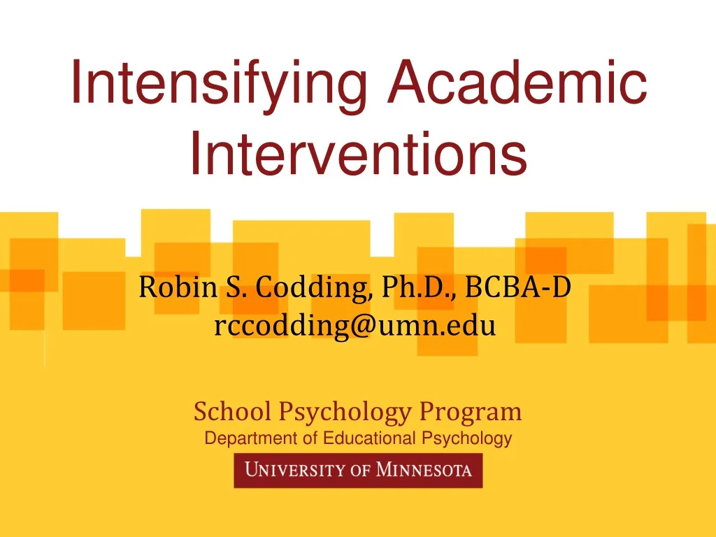 PPT - Intensifying Academic Interventions PowerPoint Presentation, free ...