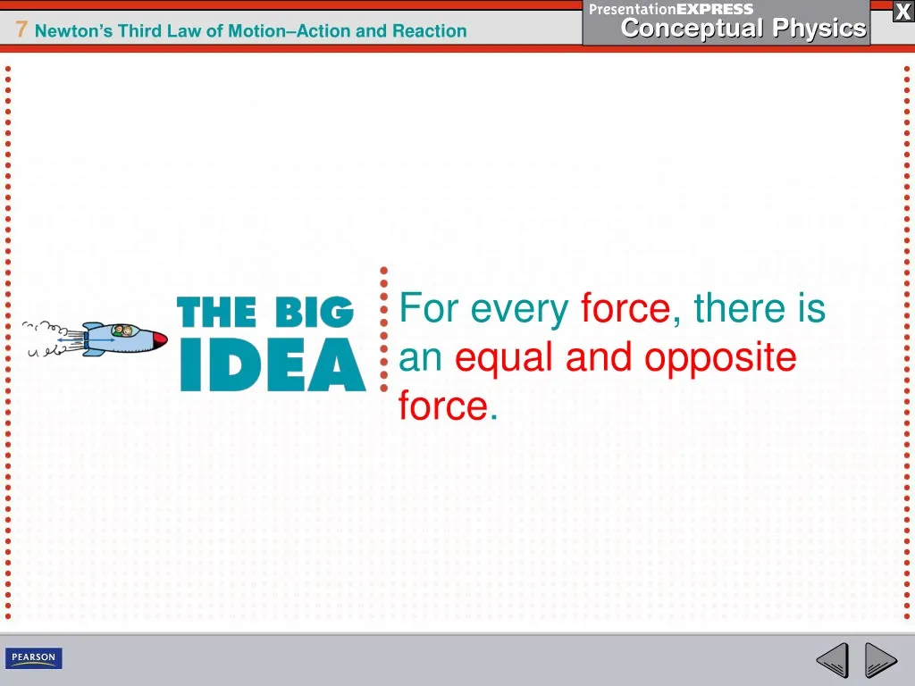 PPT - For every force , there is an equal and opposite force ...