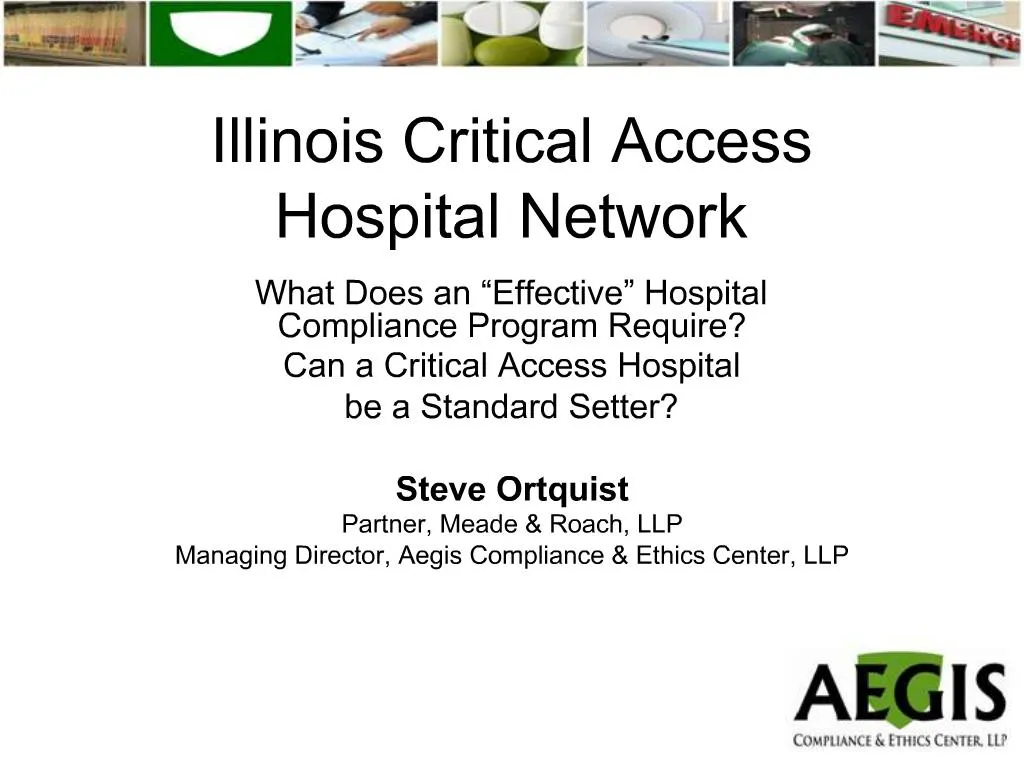 PPT - Illinois Critical Access Hospital Network PowerPoint Presentation ...