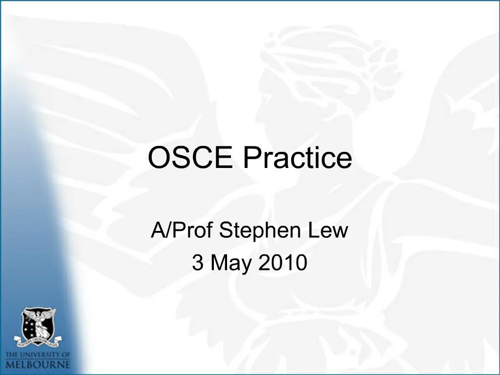 PPT - OSCE Practice PowerPoint Presentation, free download - ID:470392