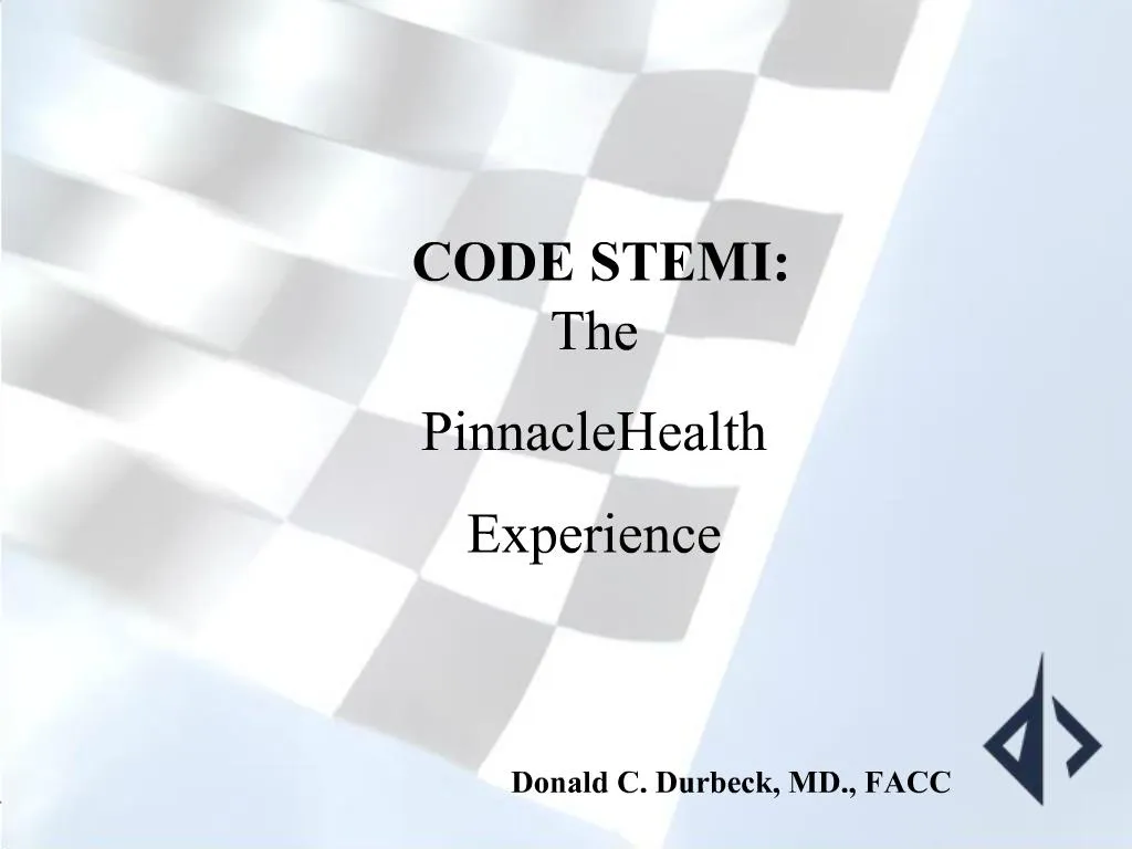 PPT - THE CODE STEMI PROJECT: Winning the Race PowerPoint Presentation ...