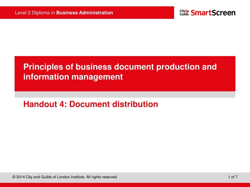 PPT - Handout 4: Document distribution PowerPoint Presentation, free ...