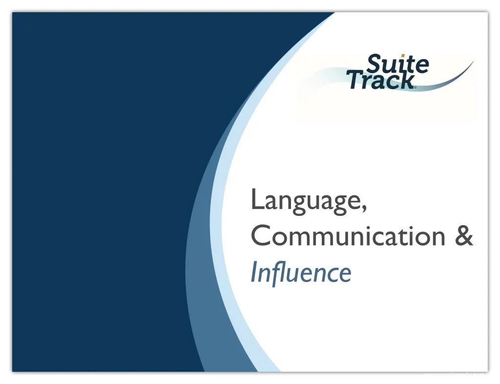 PPT - Language, Communication & Influence PowerPoint Presentation, free ...