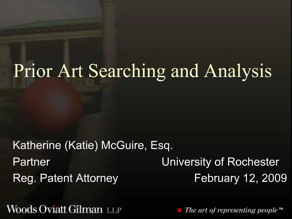 PPT - Prior Art Searching and Analysis PowerPoint Presentation, free ...