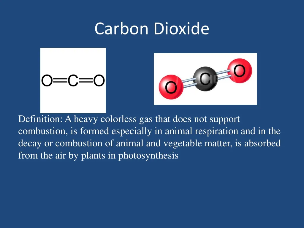 PPT - Carbon Dioxide PowerPoint Presentation, free download - ID:478282