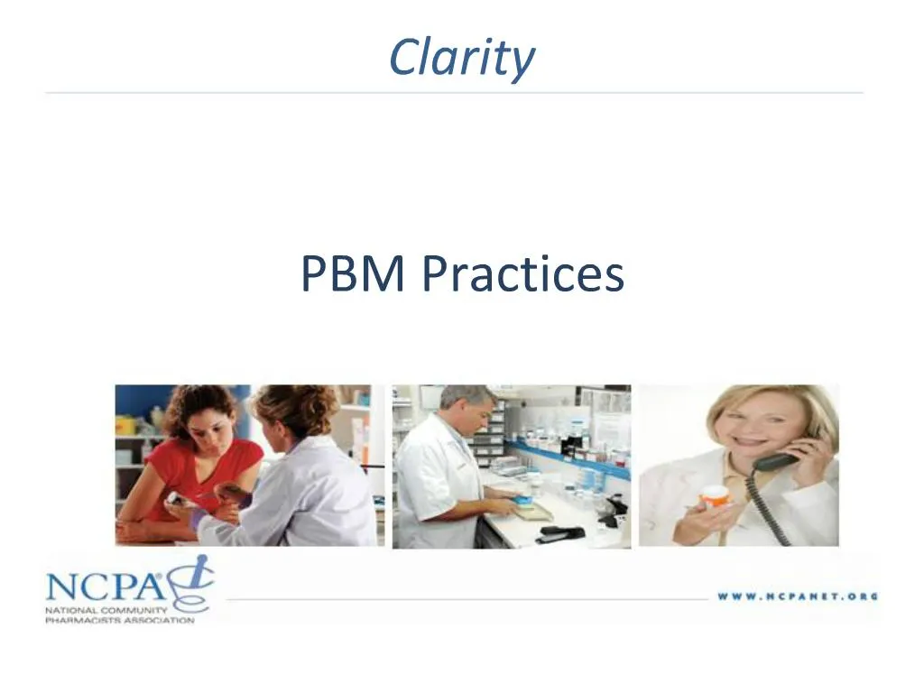PPT - PBM Practices PowerPoint Presentation, free download - ID:478587