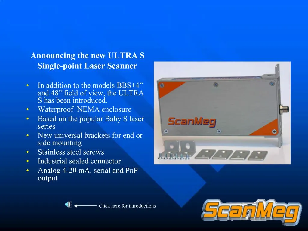 PPT - ScanMeg BBS ULTRA S PowerPoint Presentation, free download - ID ...