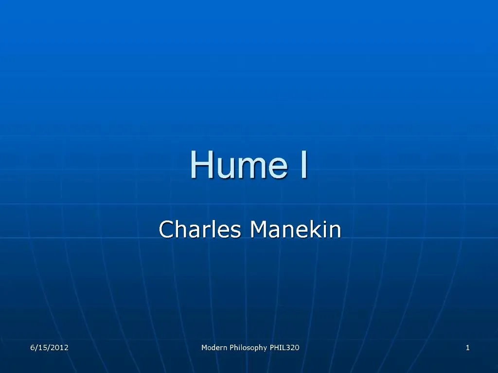 PPT - Modern Philosophy PHIL320 PowerPoint Presentation, free download ...