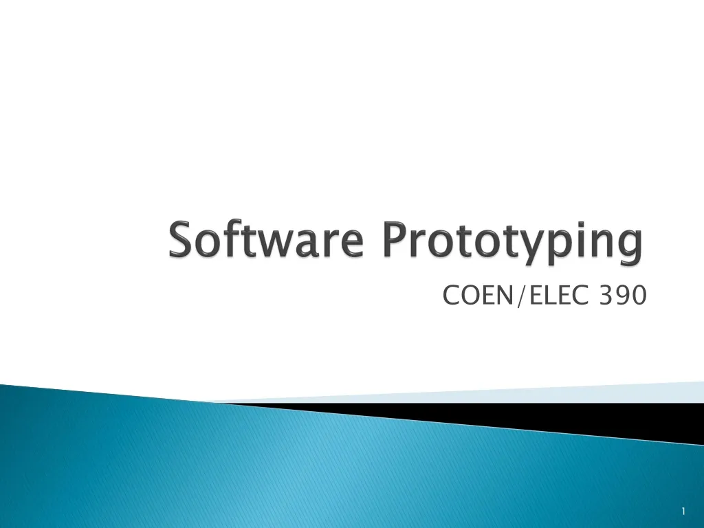 PPT - Software Prototyping PowerPoint Presentation, free download - ID ...