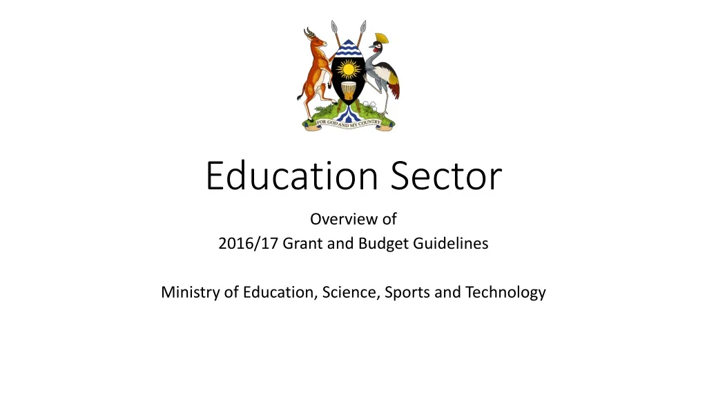 PPT - Education Sector PowerPoint Presentation, free download - ID:485927