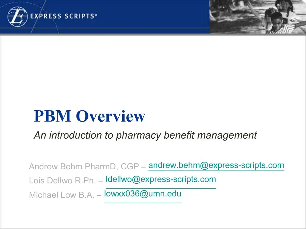 PPT - PBM Overview PowerPoint Presentation, free download - ID:488036