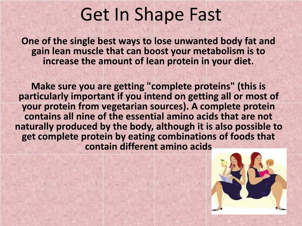 PPT - Get In Shape PowerPoint Presentation, free download - ID:489133