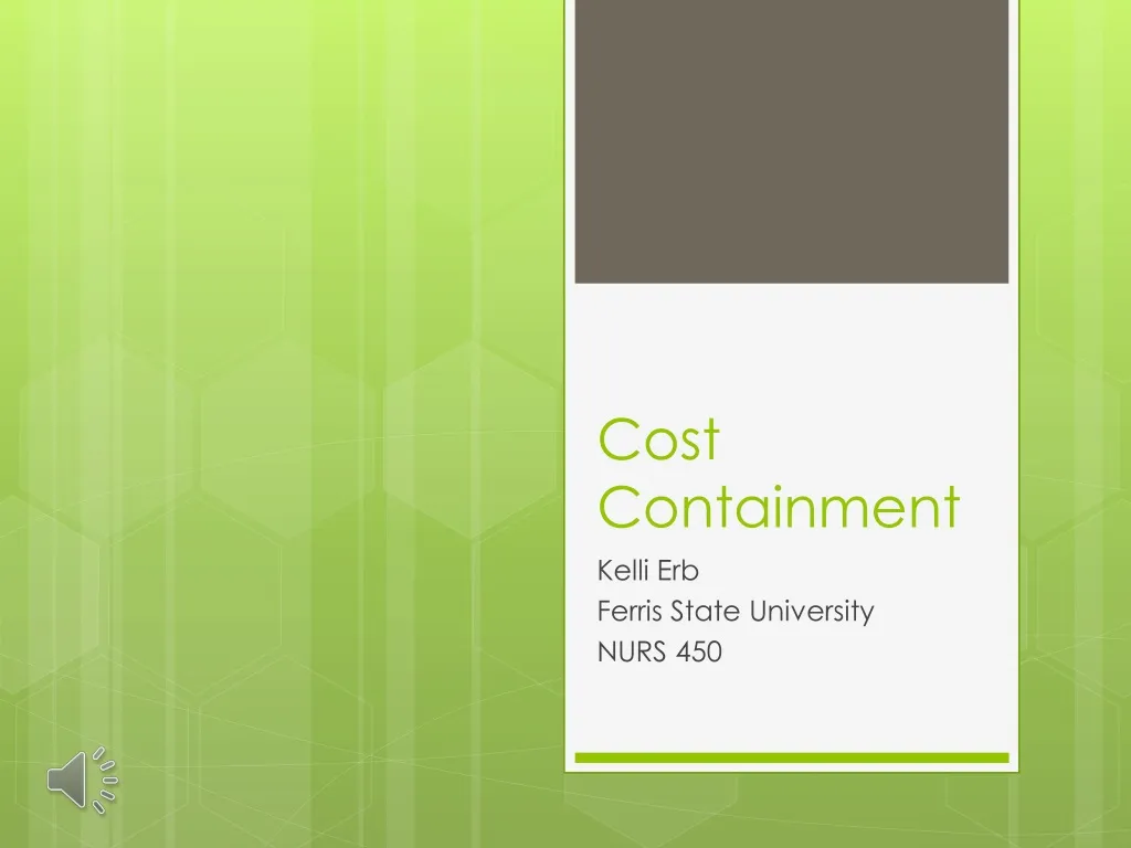 PPT - Cost Containment PowerPoint Presentation, free download - ID:490426