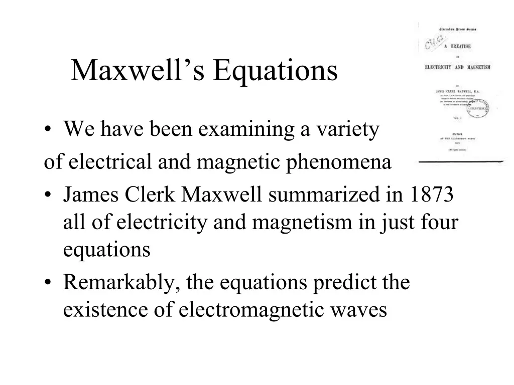 PPT - Maxwell’s Equations PowerPoint Presentation, free download - ID ...