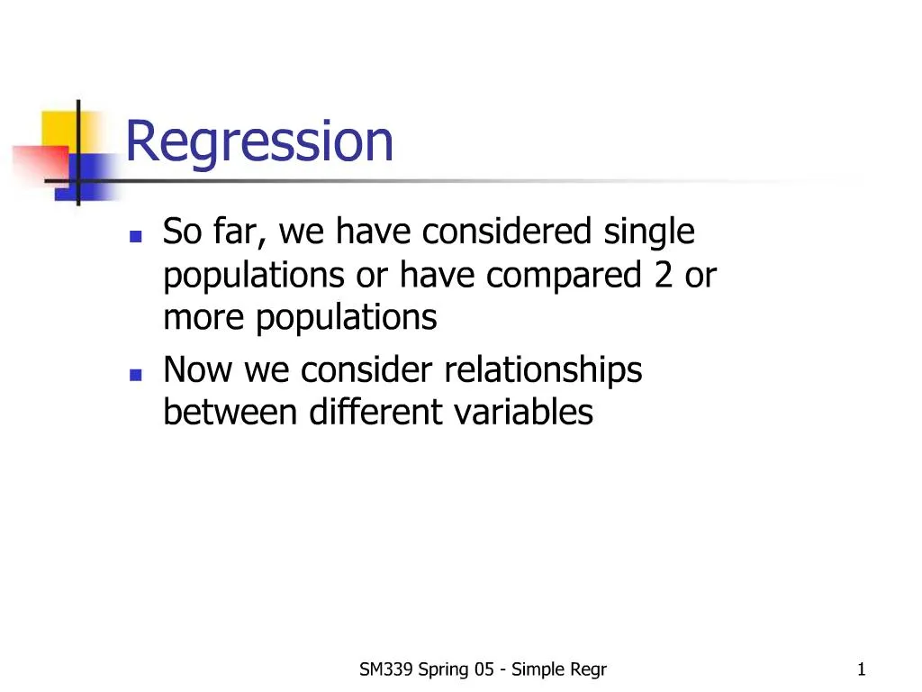 PPT - Regression PowerPoint Presentation, free download - ID:491317