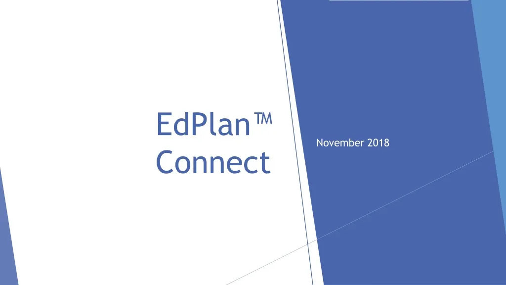 PPT - EdPlan™ Connect PowerPoint Presentation, free download - ID:492288