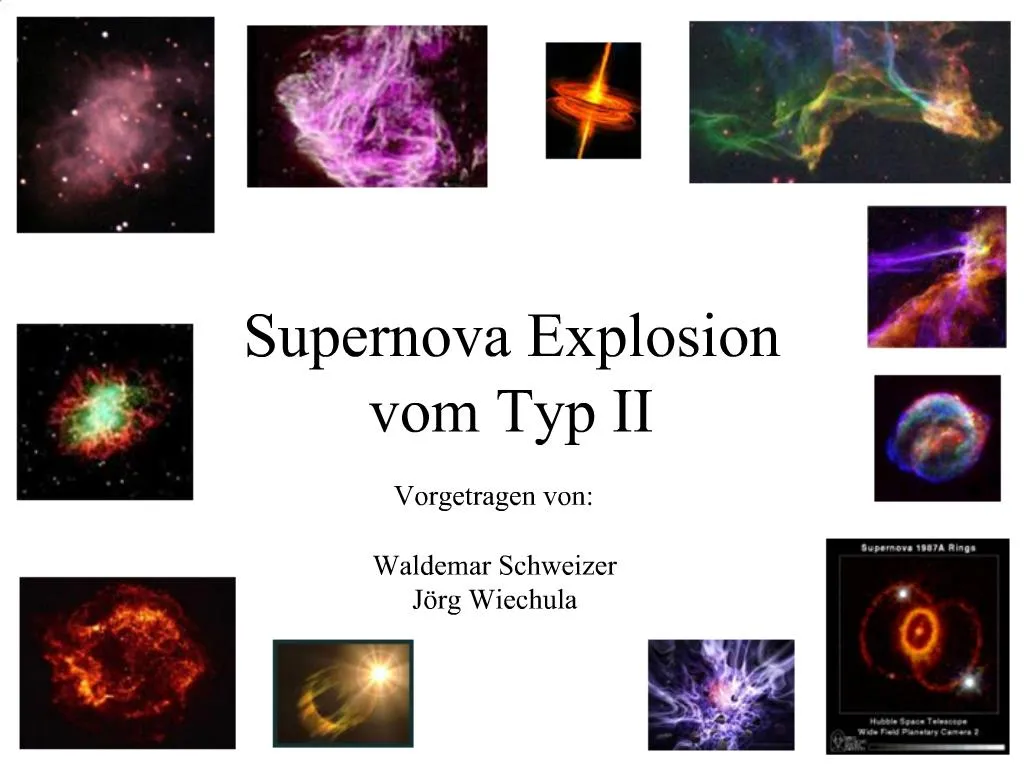 PPT - Supernova Explosion vom Typ II PowerPoint Presentation, free ...