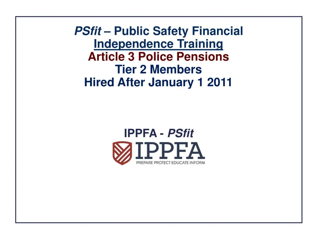 PPT - IPPFA - PSfit PowerPoint Presentation, free download - ID:495352