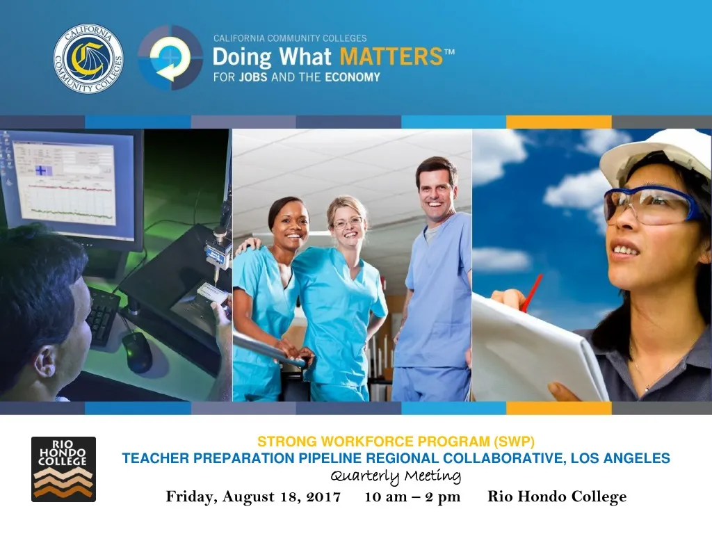 PPT - STRONG WORKFORCE PROGRAM (SWP) TEACHER PREPARATION PIPELINE ...