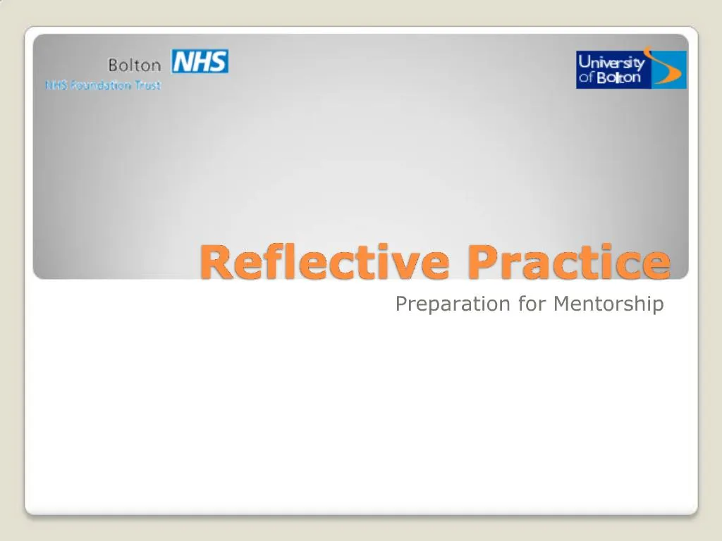 PPT - Reflective Practice PowerPoint Presentation, free download - ID ...