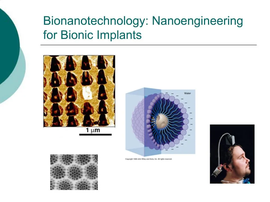 PPT - Bionanotechnology: Nanoengineering for Bionic Implants PowerPoint ...