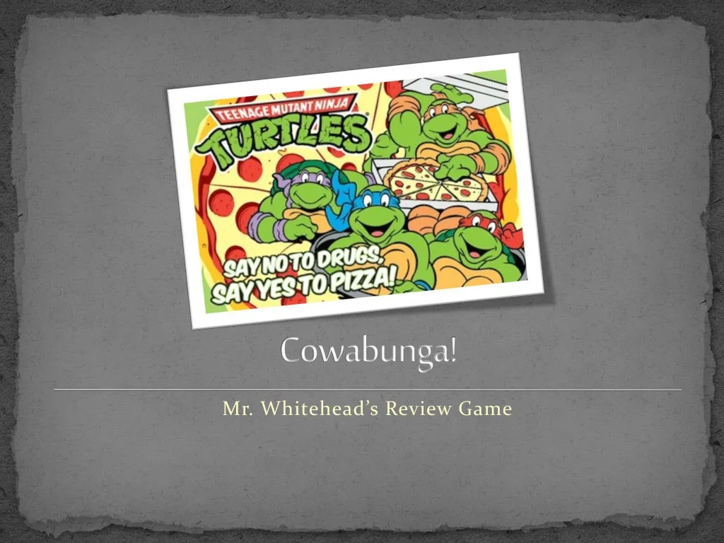 PPT - Cowabunga ! PowerPoint Presentation, free download - ID:508620