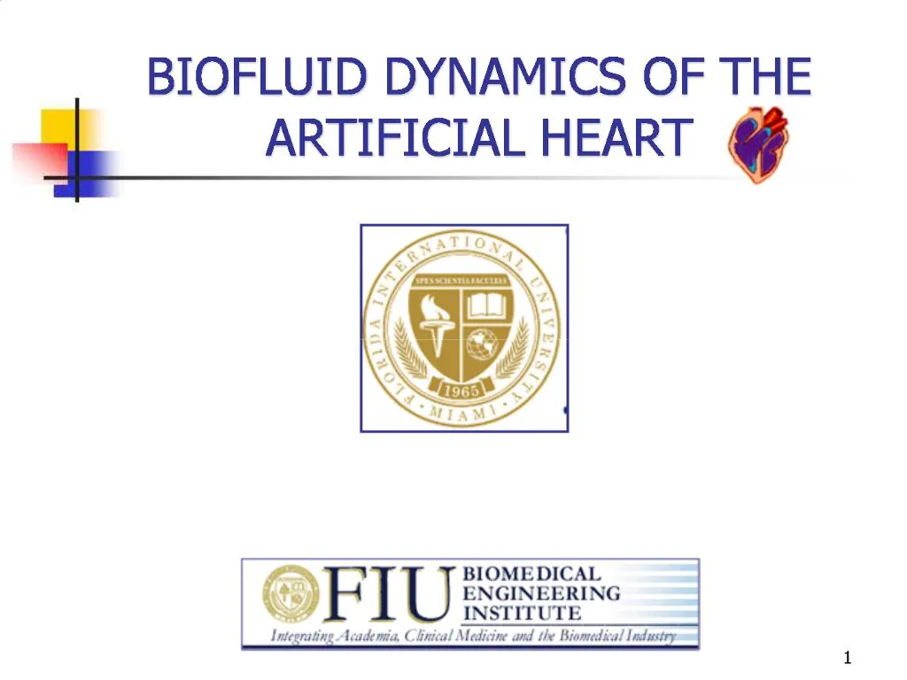 PPT - BIOFLUID DYNAMICS OF THE ARTIFICIAL HEART PowerPoint Presentation - ID:519914